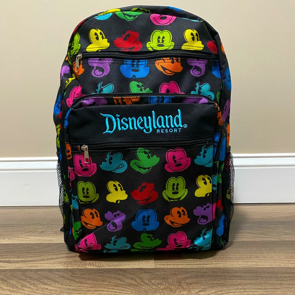 Mickey Mouse Tri Color Disneyland Resort Backpack - Gem